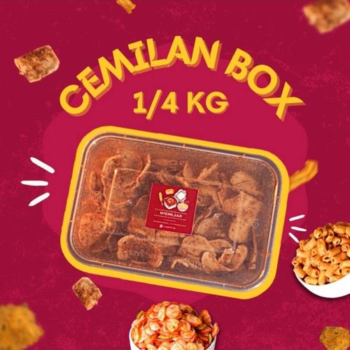 Jual CEMILAN BOX 250 GRAM BASRENG KERUPUK SEBLAK GELUNG MAKARONI SPIRAL ...