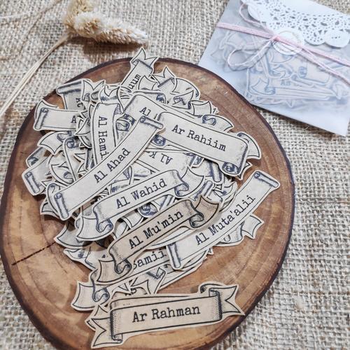 Jual Stiker Asmaul Husna / Qur'an Journaling Sticker by Nikku Nakku ...