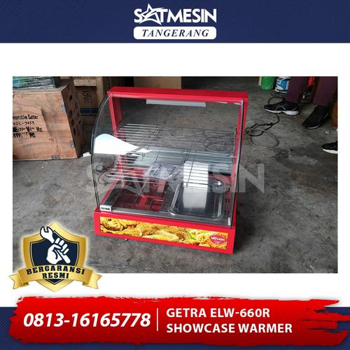 Jual Showcase Warmer / Pemajang Pemanas Makanan Roti Ayam ELW-660R ...