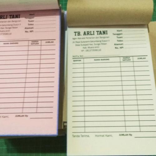 Jual Cetak Nota/nota ncr/nota 2 play/nota rangkap - Kota Palembang - AL ...