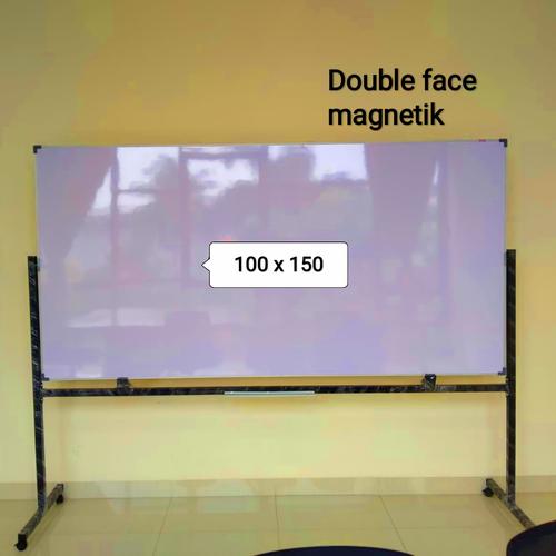 Jual whiteboard standing 100 x 150 cm double face - Jakarta Timur ...