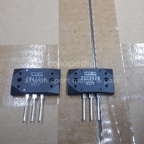 Jual Transistor Final 2 SA 1216 / 2SC 2922 Original SANKEN 5 Dy ...