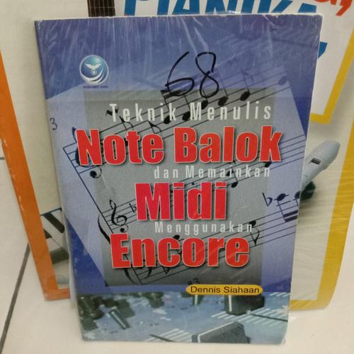 Jual buku teknik menulis note balok dan memainkan MIDI menggunakan ...