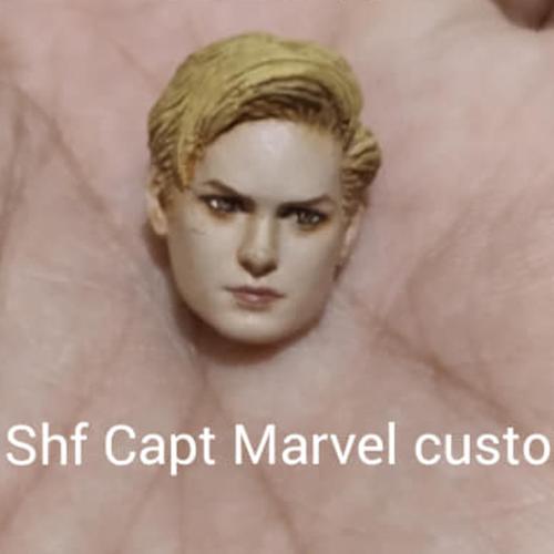 Jual HS SHF Captain Marvel custom head sculpt 1/12 not Figma Mezco ...