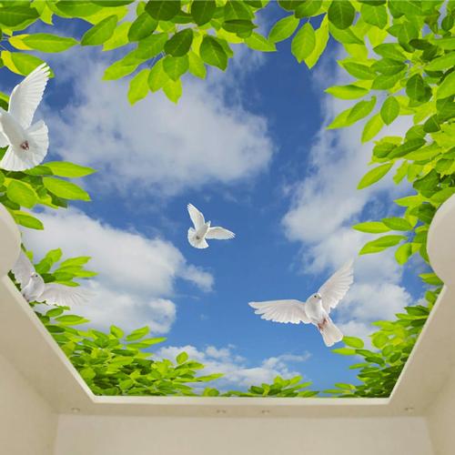 Jual wallpaper 3D custom plapon - 10, wall banner - Kota Bekasi ...