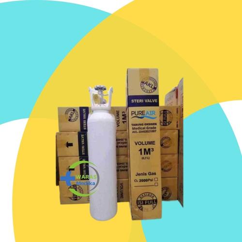 Jual Tabung Oksigen (O2) + isi Medical ukuran 1m3 - Jakarta Timur ...