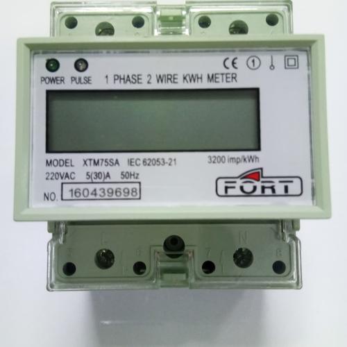 Jual kwh Meter XTM75sa Digital LCD FORT XTM -75SA/5/30A/10/30A/20/100A - Jakarta Barat ...