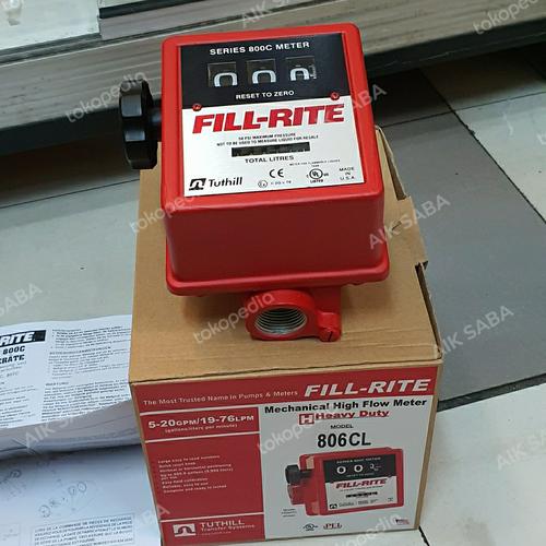 Jual Flow Meter Fill Rite 1 inch 3 digit 800C Model FR 806CL - Jakarta ...