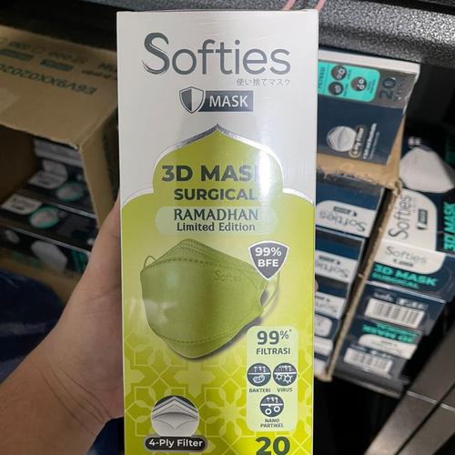 Jual masker softies 3d mask surgical 4 ply isi 20 - Jakarta Utara ...