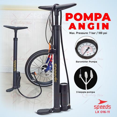 Jual Pompa Sepeda Pressure Meter Alloy Tanpa Tekanan LX 016-09 - -3 ...