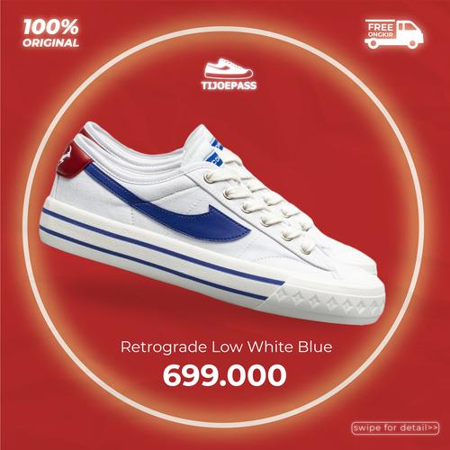 Promo [ORIGINAL] SEPATU COMPASS RETROGRADE WHITE BLUE LOW - 35 ...