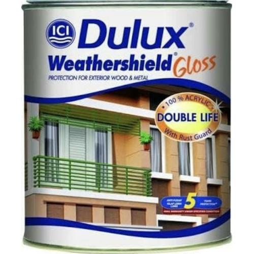Jual DULUX WEATHERSHIELD GLOSS CAT KAYU BESI EXTERIOR WARNA STANDAR 1 ...