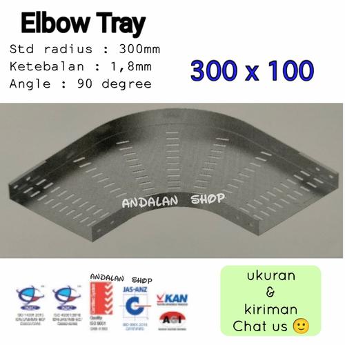 Jual Elbow Tray 300 x 100/elbow tray 300x100/ elbow kabel - hotdip ...