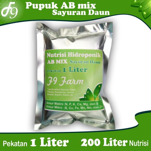 Jual AB mix 1 L - 500 Gram - Pupuk Nutrisi Hidroponik Sayuran Daun ...
