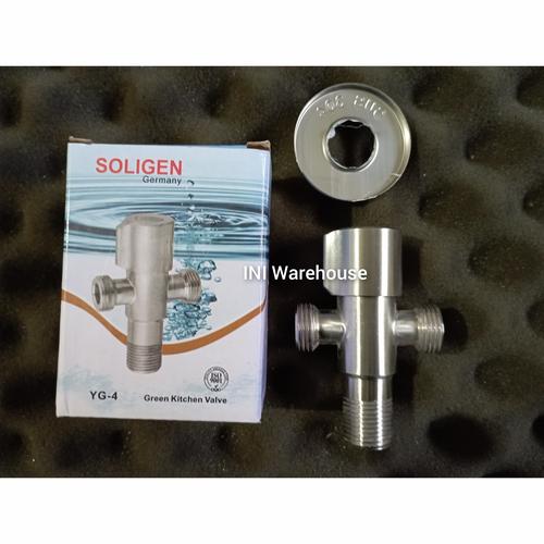 Jual Soligen Stop Kran Kloset Jet Washer Cabang 2 Double T Stainless ...