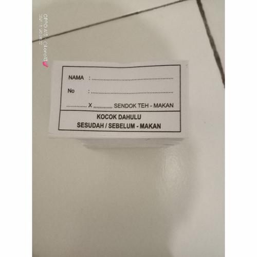 Jual Etiket Obat/Stiker/Label Obat/Kertas obat/Klip/Sirup - Kab. Bekasi ...