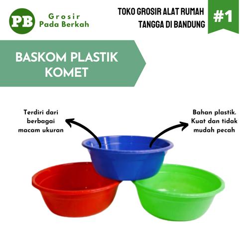 Jual Baskom Bulat Baskom Plastik Bundar Tebal Komet Star ukuran Besar ...