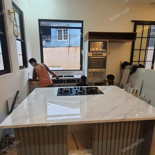 Jual Top table kitchen set /meja makan marmer Pak Rahman - Jakarta ...