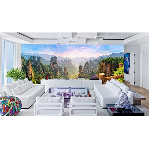 Jual Wallpaper Dinding Custom 3D Wall Mural Tema Alam Gunung - Kulit ...