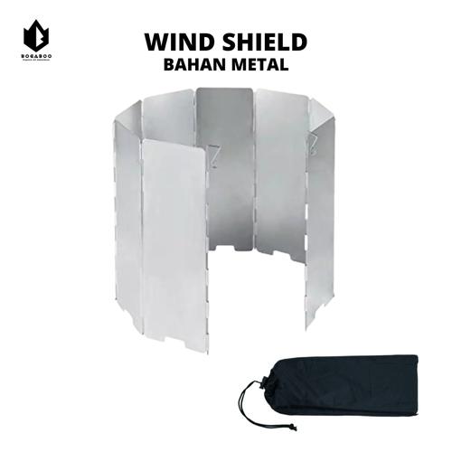 Jual Wind Shield Kompor Camping Bahan Aluminium Ultralight - Pelindung ...