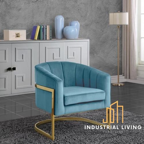 Jual sofa single, kursi sofa single, sofa single stainless kaki besi ...