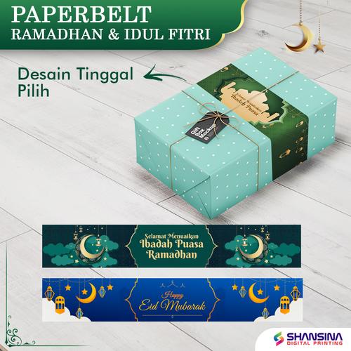 Jual PAPER BELT / STIKER BELT HAMPERS RAMADHAN | IDHUL FITRI | - PAPER ...