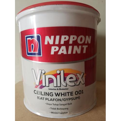 Jual CAT PLAFON VINILEX CEILING WHITE 001 ( cat khusus plafon/gypsum ...