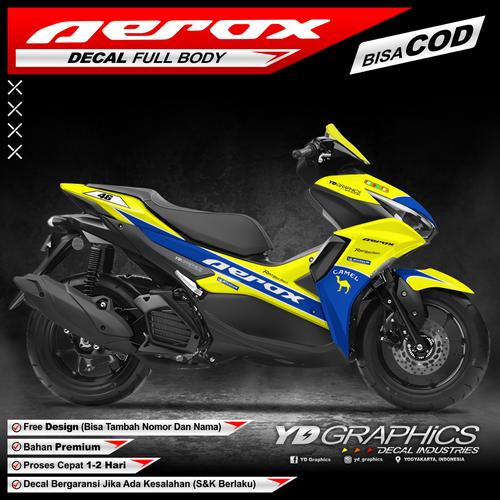 Jual Decal Stiker Motor Yamaha Aerox 155 Old Full Body 2019 2020 2021 ...