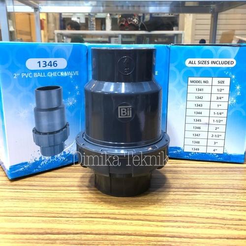 Jual Ball check single pvc 1 1/4 inch / ball check valve single ...