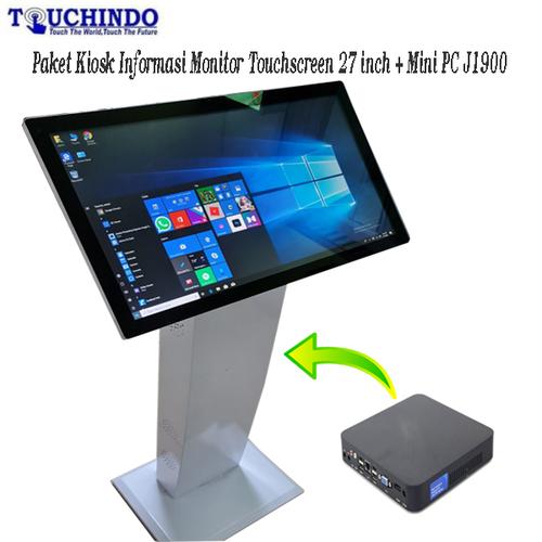 Promo Paket Monitor Touchscreen 27 inch Standing Big 1.2 Meter + Mini ...