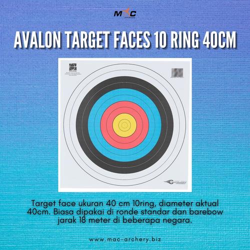 Jual FACE TARGET FITA FROM AVALON ARCHERY BUSUR PANAHAN ANAK PANAH BOW ...