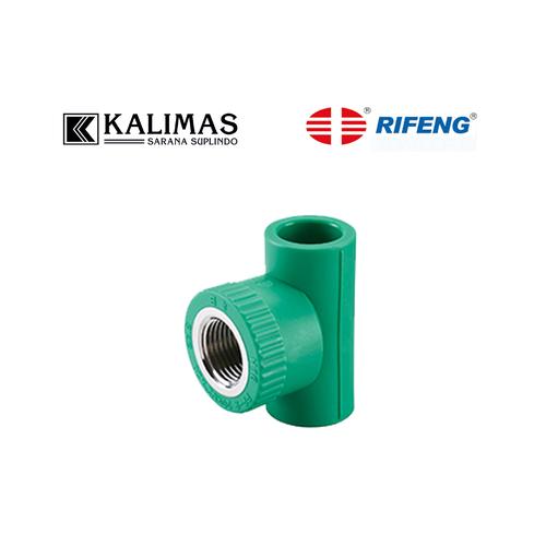 Jual Tee Drat Dalam Pipa PPR / Female Tee (RIFENG) F12-T20 x 1/2"F x 20 ...