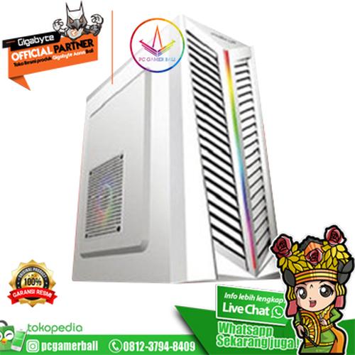 Jual Casing PC Powermax CPM-600 With RGB Light Black / White Color ...