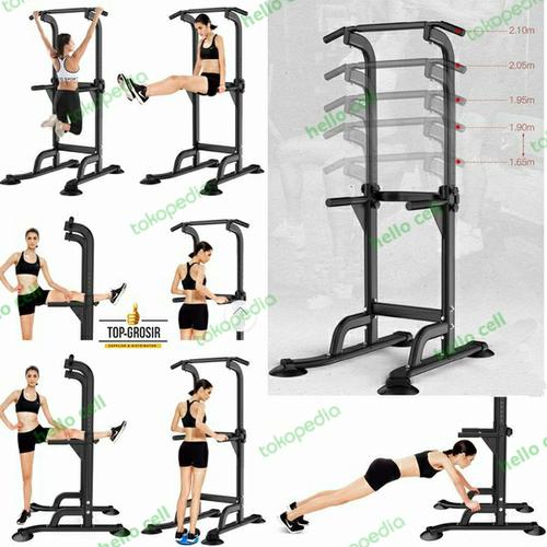 Jual Pull Up Stand Chin Up Pull Bar Alat Fitness Untuk di Rumah Push Up ...