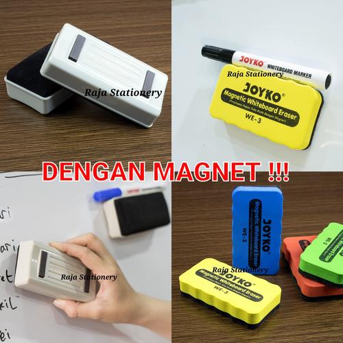 Promo Joyko Whiteboard Eraser MAGNETIC / Penghapus Papan Tulis Magnet ...