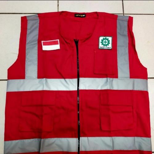 Jual Rompi safety Drill / Rompi kerja proyek / rompi kerja lapangan ...