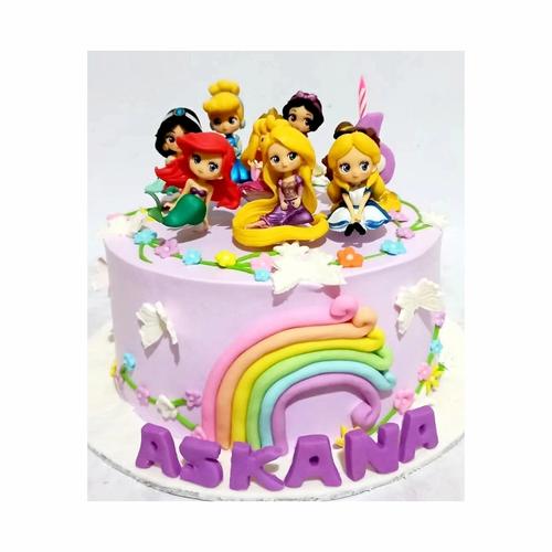 Jual cake princess/princess cake/kue ulang tahun princess/kue ...