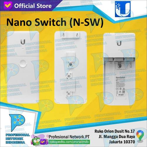 Promo Ubiquiti Nano Switch Outdoor 4-Port POE Passthrough Switch N-SW ...