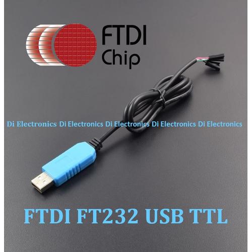Jual FTDI FT232 USB TTL Serial UART Rs232 Converter PLC Data Transfer ...