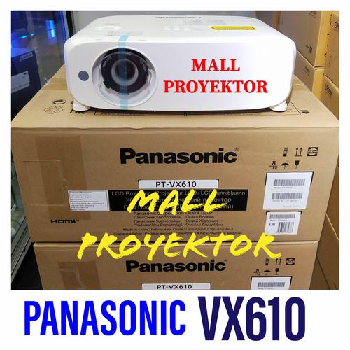 Jual Proyektor Panasonic PT-VX610 PT VX610 VX 610 5500 Lumens XGA ...