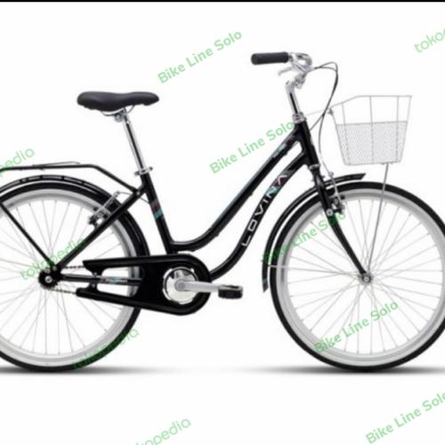 Jual Polygon Lovina Sepeda Cewek 24 inch Comfort City Bike Single Speed ...