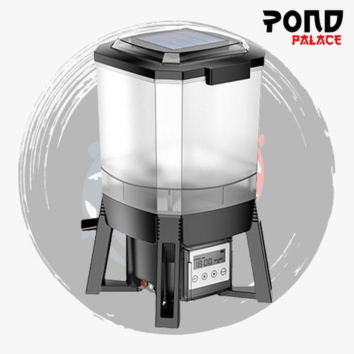 Jual Autofeeder Kolam Ikan Koi Sunsun 6Kg Solar Panel Automatic Pond ...