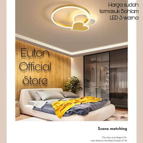 Promo LAMPU PLAFON MINIMALIS MODERN LED 3 WARNA MODEL XDY007 / LAMPU ...
