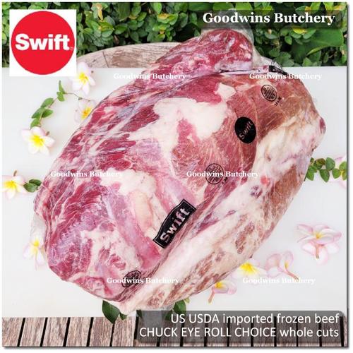 Jual 11kg 1pc CHUCK EYE ROLL USDA US beef choice SWIFT / IBP whole cut ...