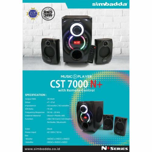 Jual Speaker Simbadda Cst 7000N+ (Remote) - Kota Palembang ...