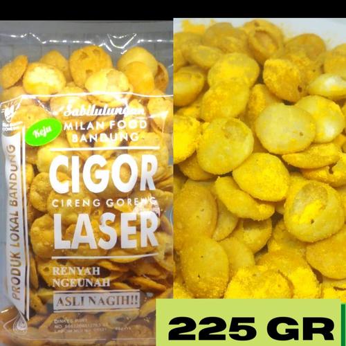 Jual cemilan favorit cigor laser milan food khas bandung 225 gr - Pizza ...