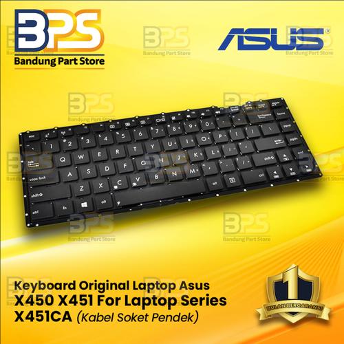 Jual Keyboard ORIGINAL Asus X451 X451C X453 X455LD X452E Socket Pendek ...