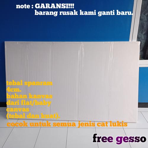 Jual KANVAS 80x120cm ALAT MEDIA SENI LUKIS CANVAS GAMBAR JUMBO BESAR ...