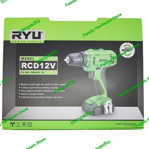 Jual Ryu cordless RCD 12V mesin bor cash baterai - Kota Medan - Family ...