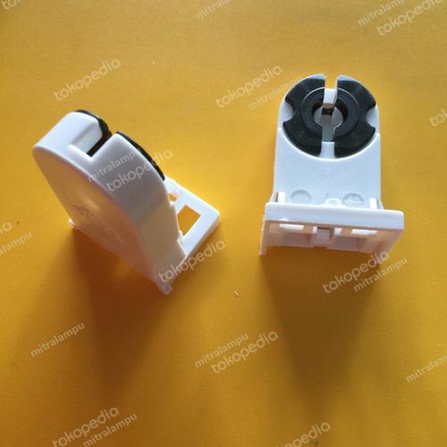 Jual Fiting TL T8 Neon Led Fitting TLD Kaki Lampu 1set Isi 2 - Jakarta ...